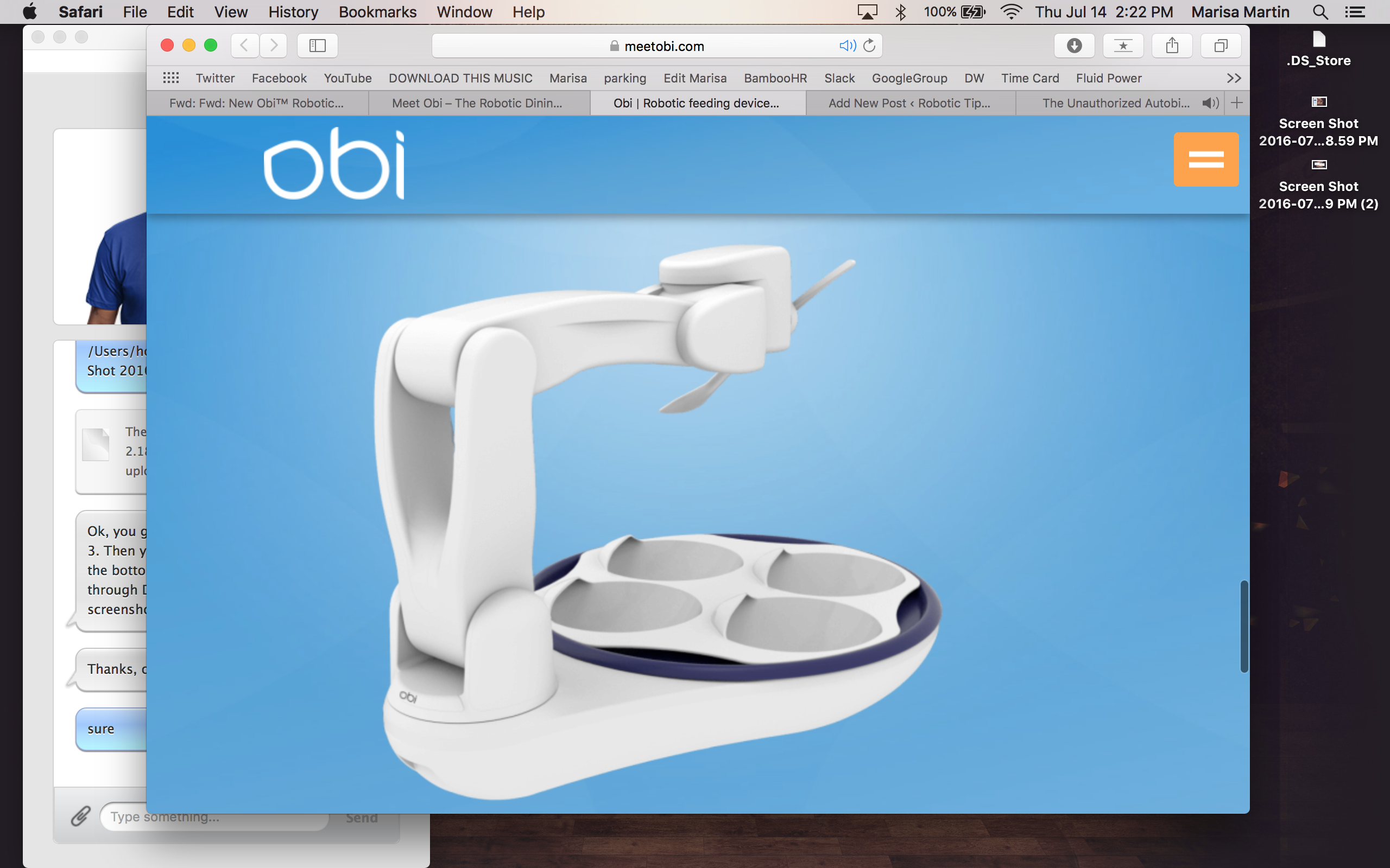 New Obi Robotic dining device a breakthrough for the physically ...