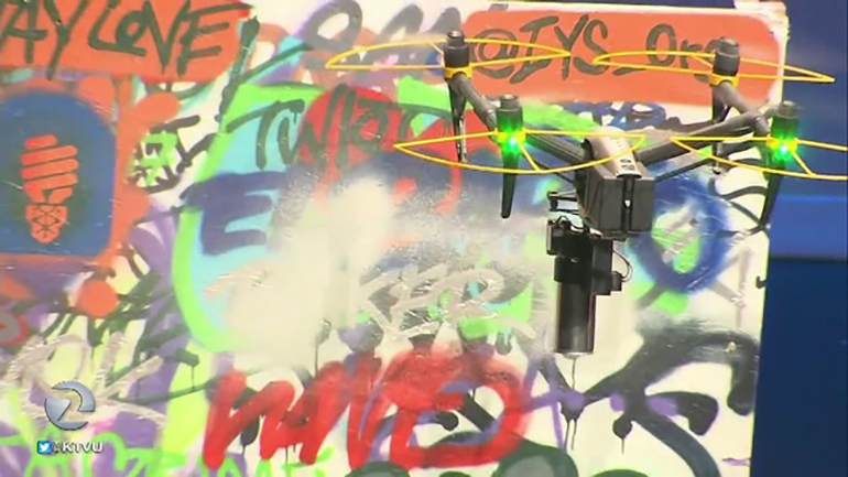 Graffiti-fighting drone wins San Jose competition - The Robot Report