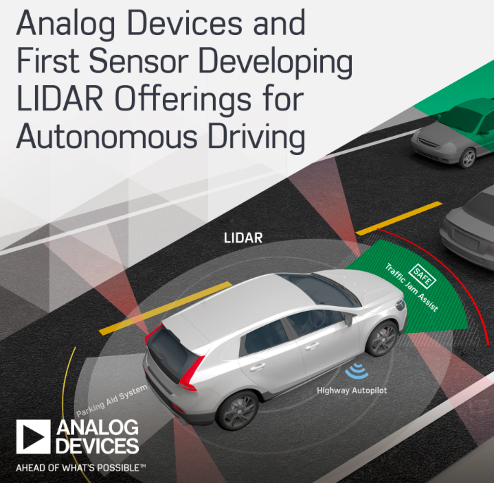 Analog Devices, First Sensor co-developing LiDAR sensors - The Robot Report