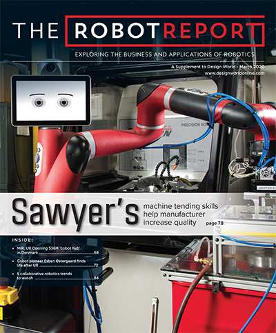 The Robot Report March 2020 issue on collaborative robots