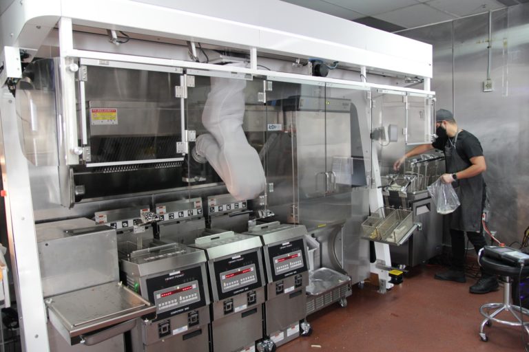 Flippy Robot on a Rail now available from Miso for commercial kitchens