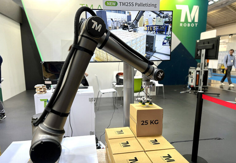 Techman Robot presents TM AI Cobot TM25S at iREX 2023 - The Robot Report
