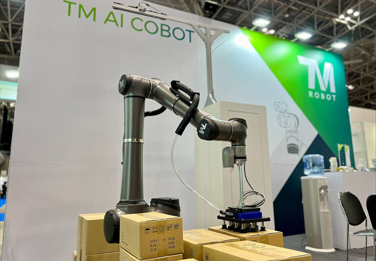Techman Robot presents TM AI Cobot TM25S at iREX 2023 - The Robot Report