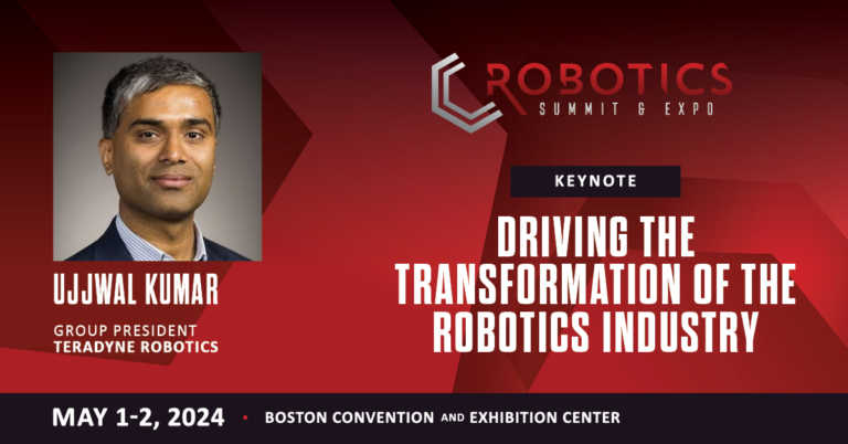 Teradyne's Ujjwal Kumar to keynote Robotics Summit & Expo