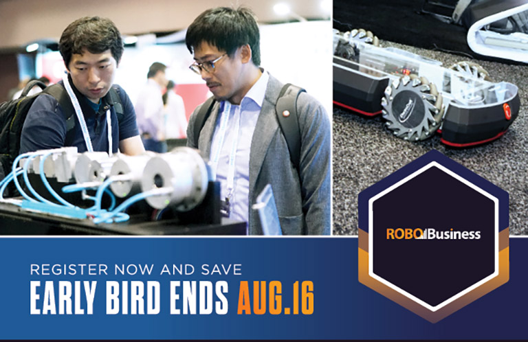 Early bird registration ends today for RoboBusiness 2024 - The Robot Report