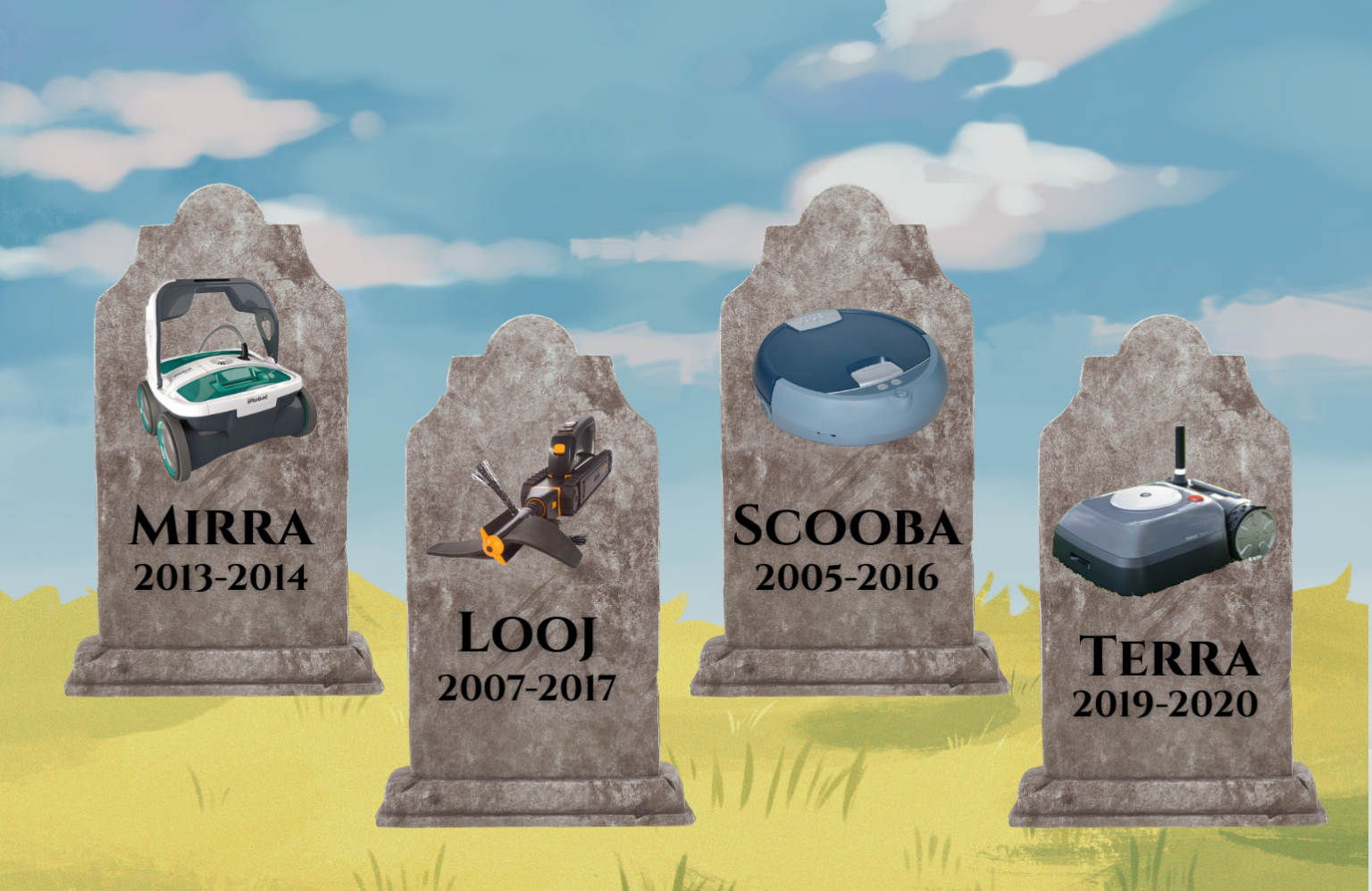 Looking back at iRobot's diversification attempts through the years ...